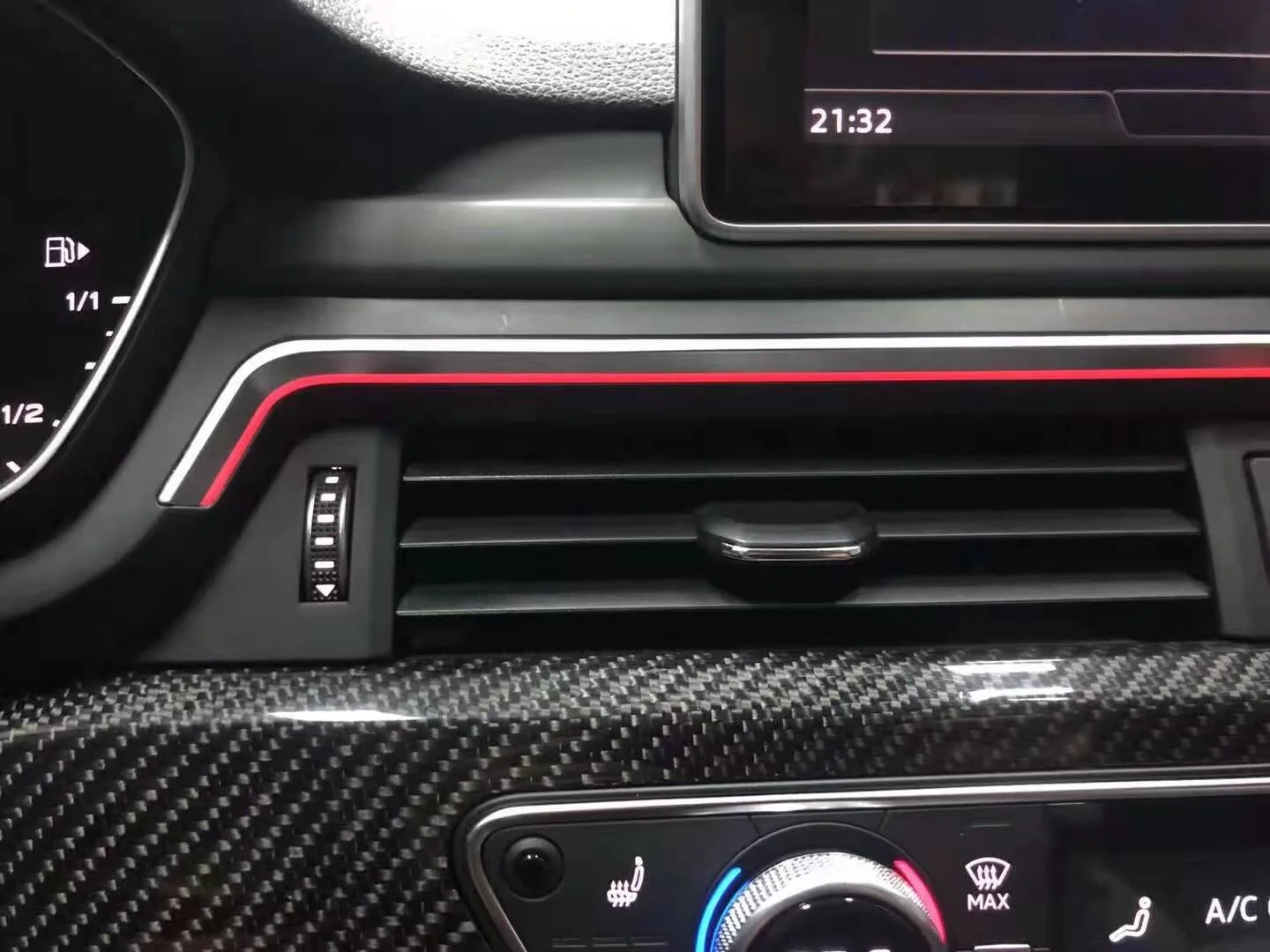 Dashboard Ambient Light Dashboard LED Bar Strip Light for Audi A4 S4 A5 ...