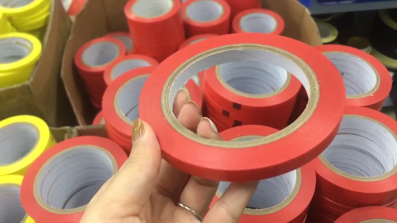 Customized Size And Multi Colors Bakery Bag Sealing Pvc Tape For Bread ...