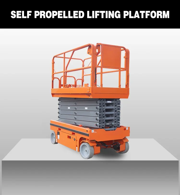 Full Electric Mobile Platform Scissor Lift Table Lifting Height Full ...