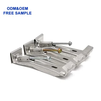 5" Hidden Gutter Hangers K Style Gutter Rain Roof Hanger With 1/4 Nut ...