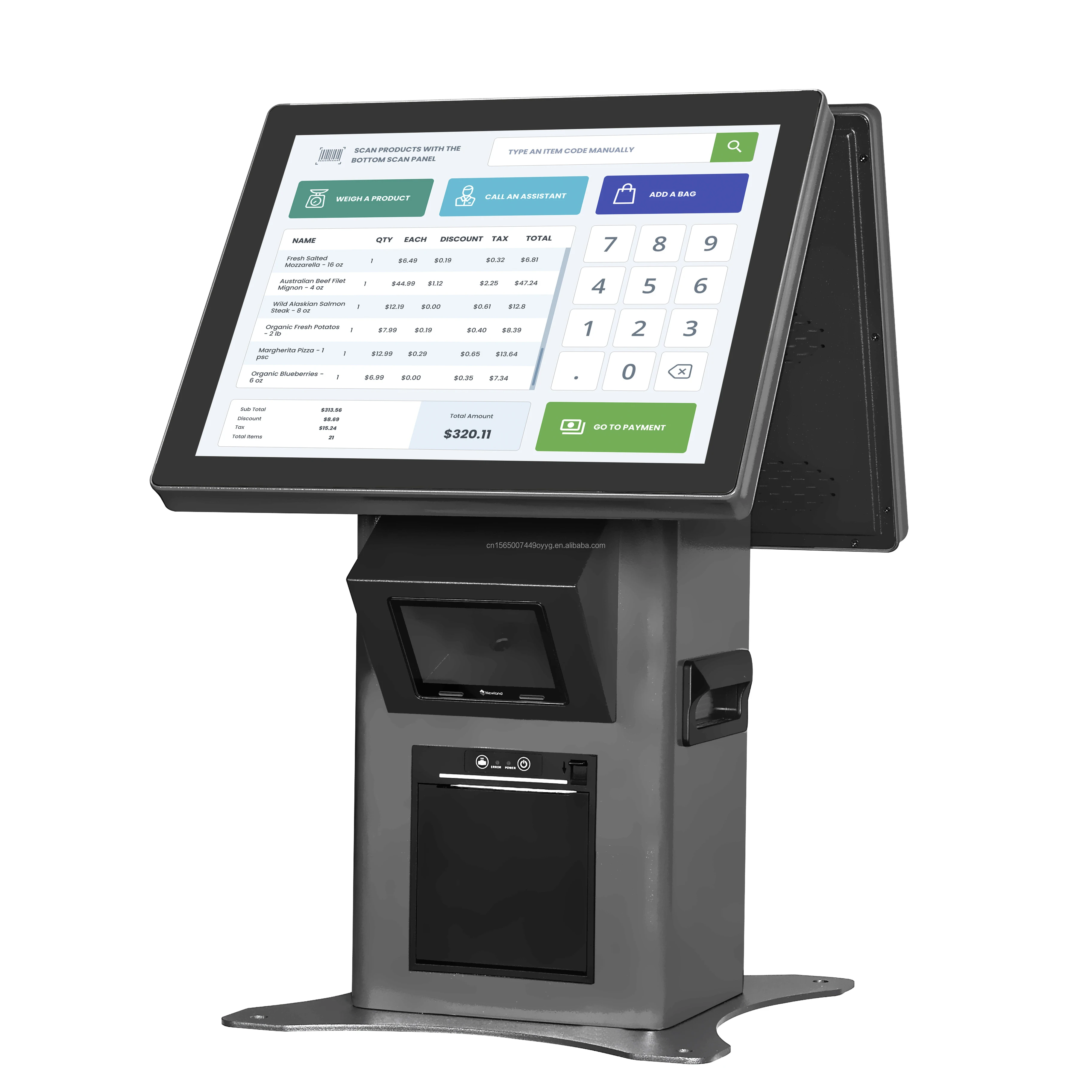 15inch Payment Point Of Sale System Pos Terminal Self Service Ordering ...