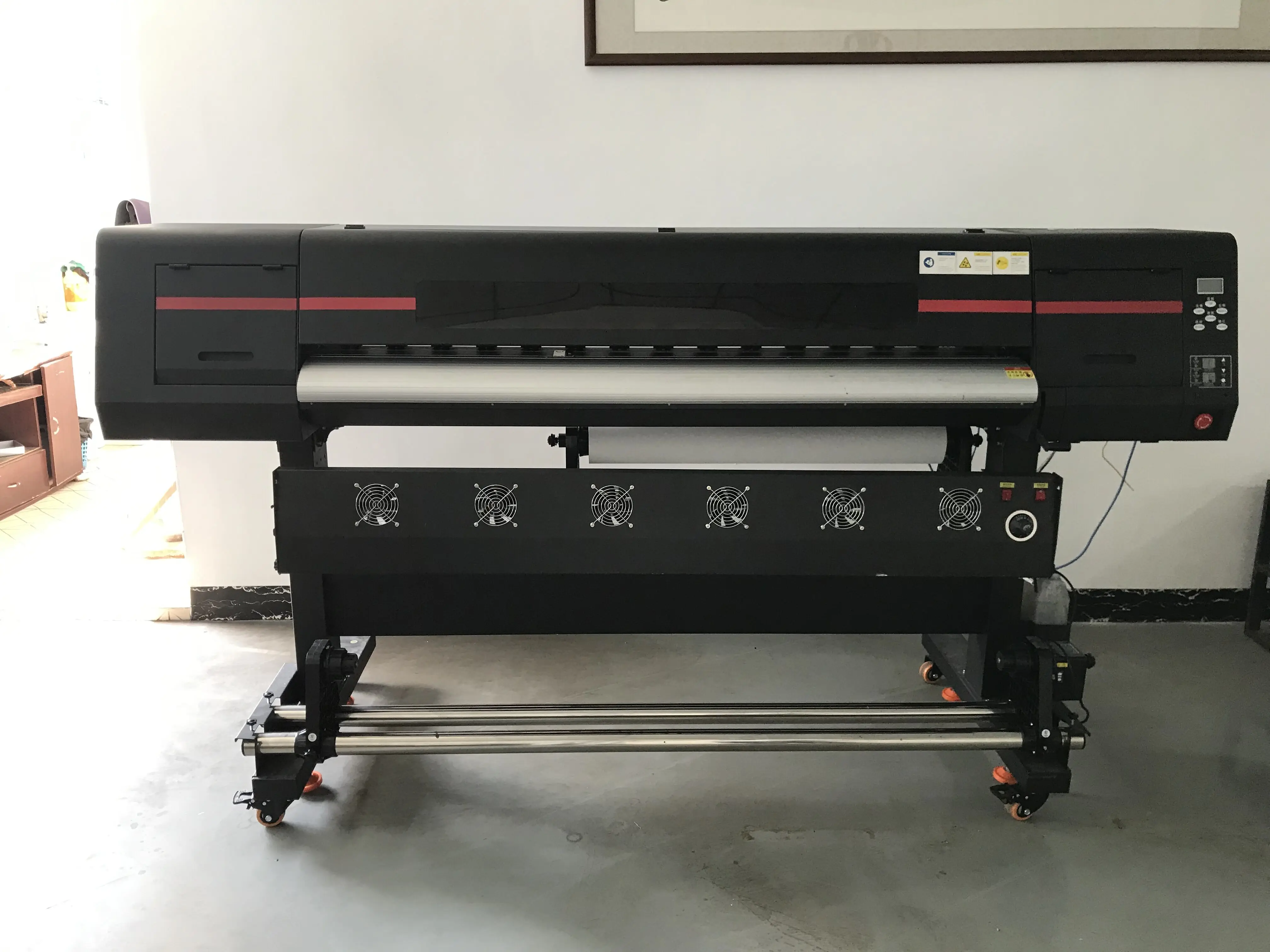 1.9m China Plotter Large Format Poster Canvas Printer Eco Solvent ...