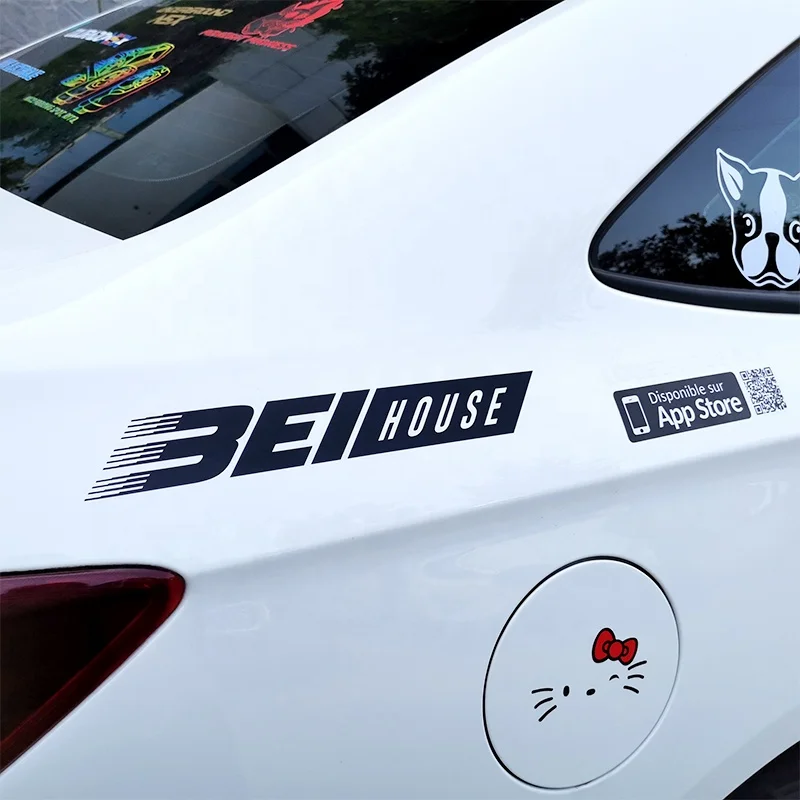 Custom Weatherproof Die Cut Logo Window Sticker Lettering Decals New ...