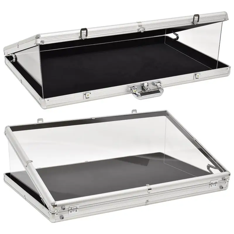 Aluminum Acrylic Display Case - Durable & Stylish Trade Showcase