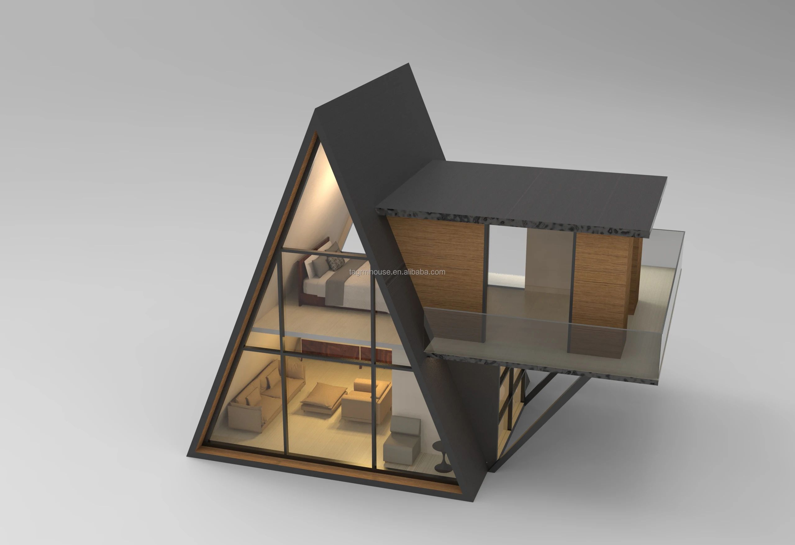 2025 Light Steel Structure Prefab Villa Mobile Tiny Houses ...