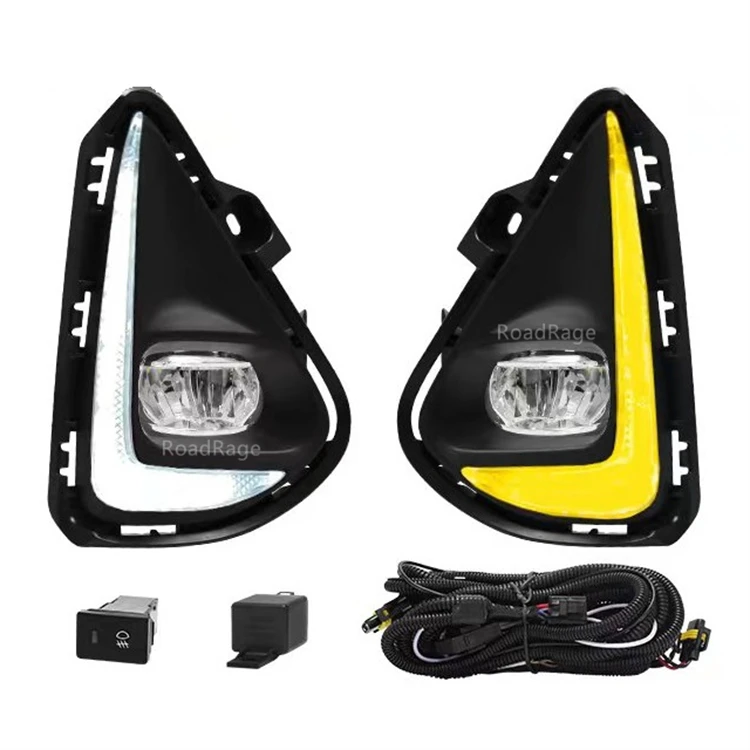 Led Fog Light Drl Turn Signal Yellow For Toyota Corolla Axio Fielder ...