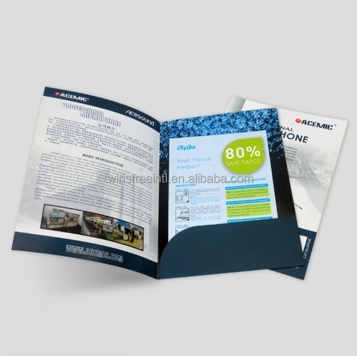 Custom Printed A4 Paper Folders - Perfect for Presentations