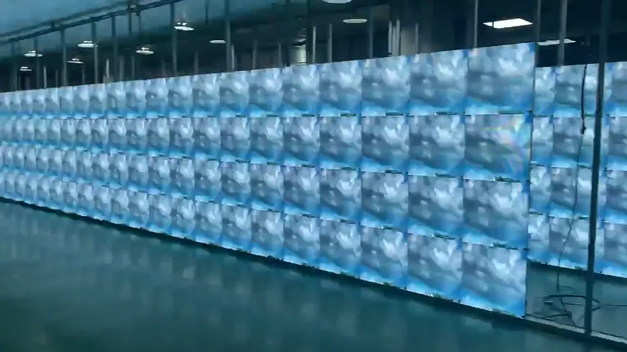500x1000 Flexible Large Hanging Advertising Stage Led Video Wall Hd Tv ...