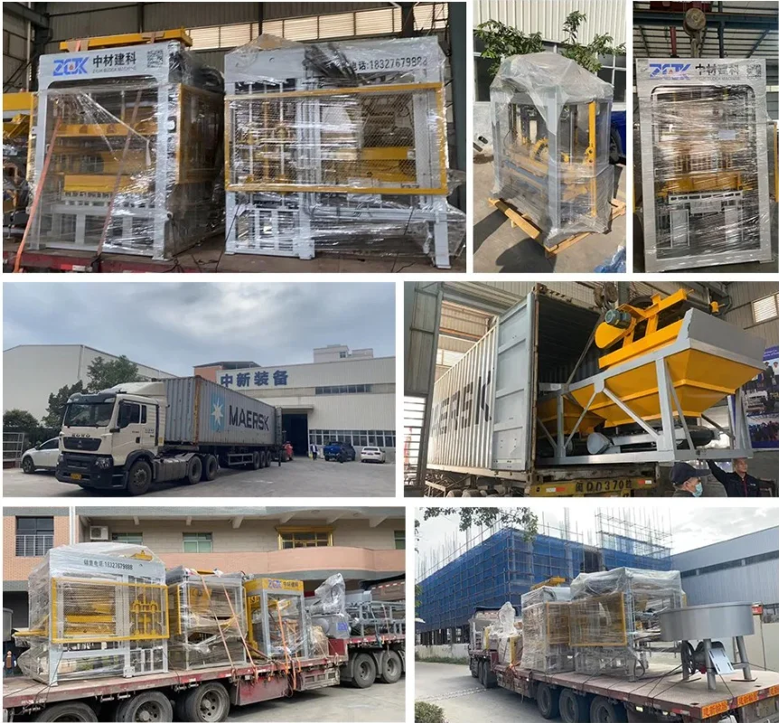 ZCJK Automatic Interlocking Brick Making Machine Hydraulic Concrete ...