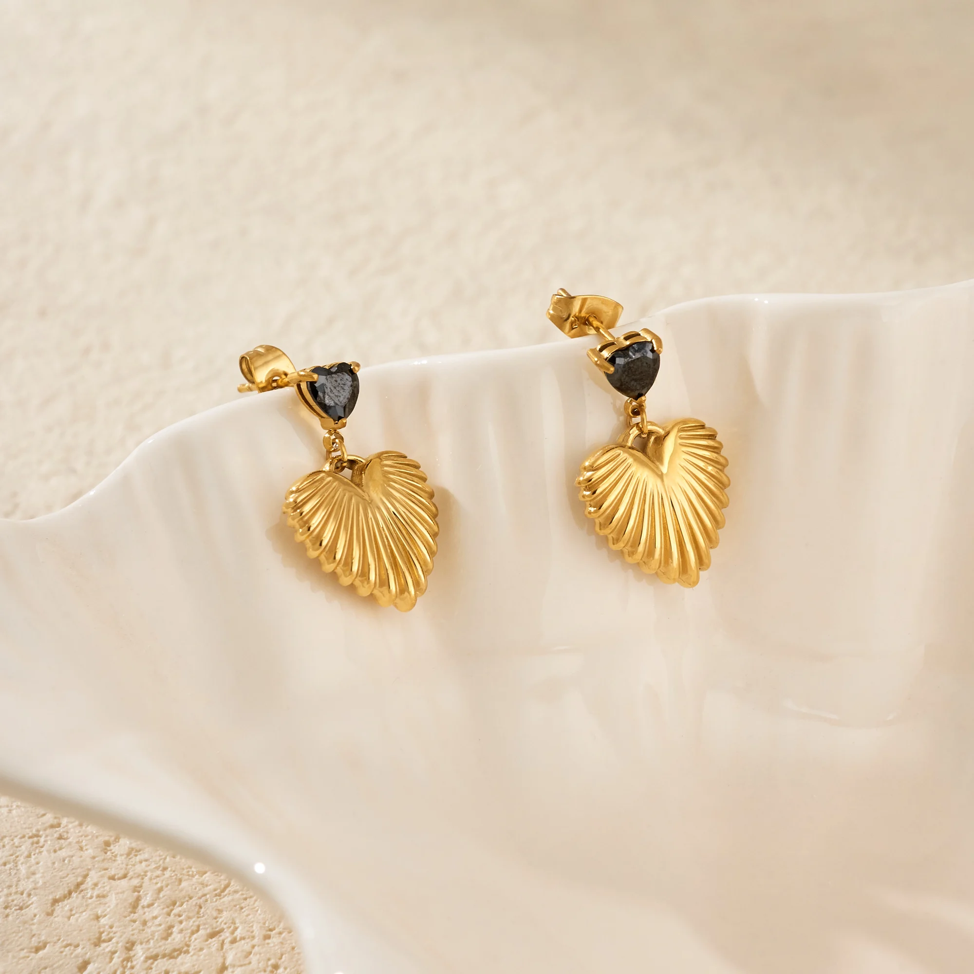 2025 Dazan NEW Winter INS 18k Gold Plated Hypoallergenic Stainless ...