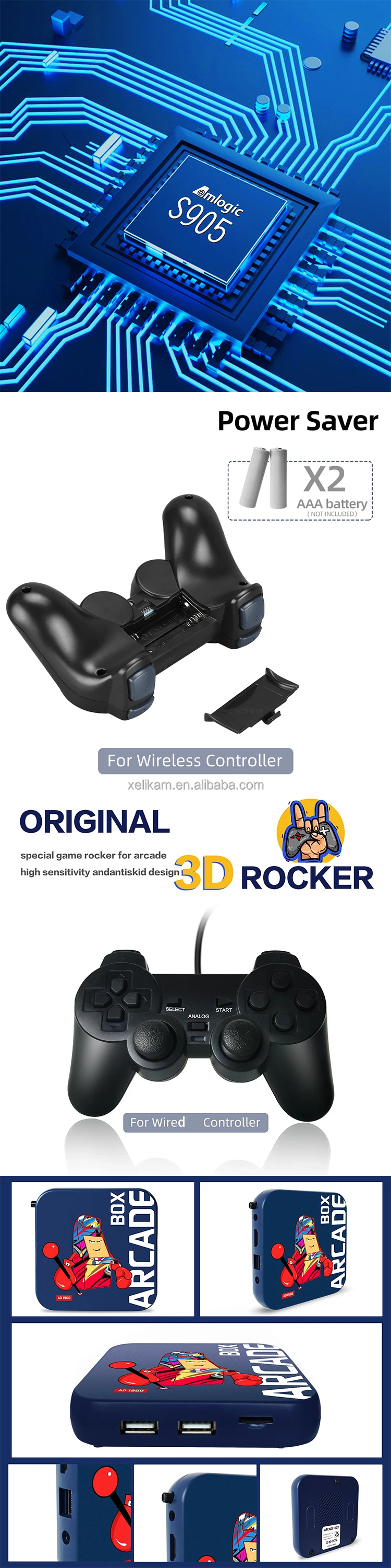 New Arcade Game Box Super Console X 4k Hd Video Game Console For Ps1/dc ...