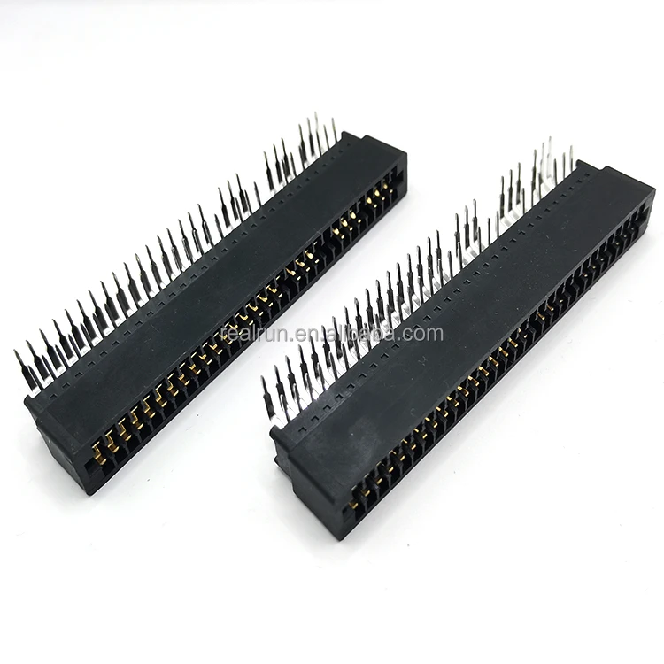 2.54mm Pitch Pcb Card Edge Connector Right Angle 2*30p 60 Position For ...