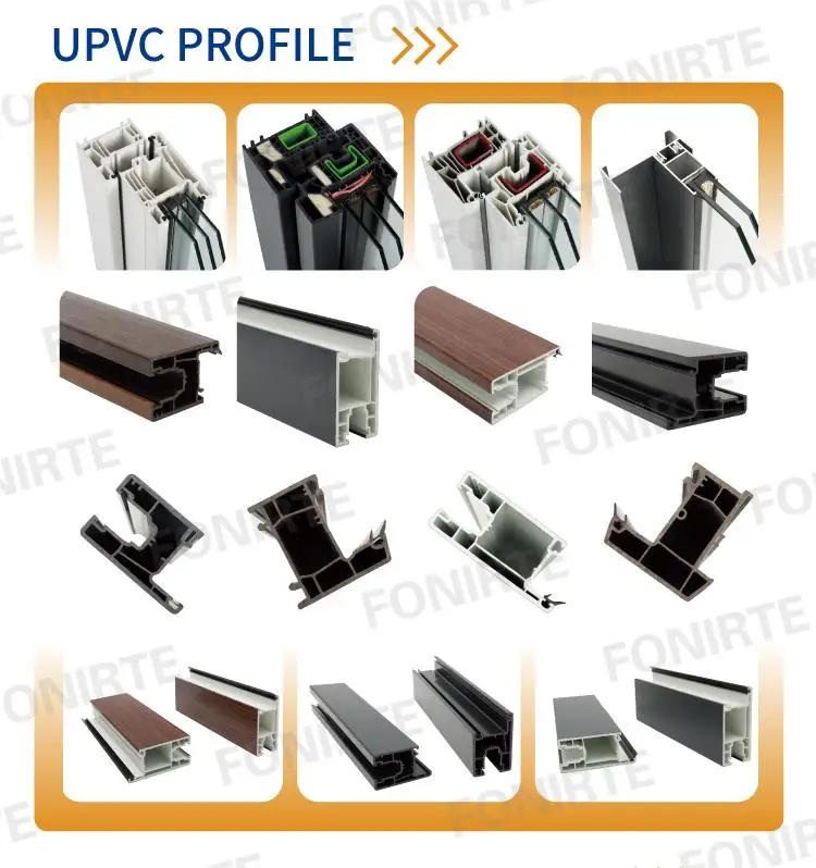 China Factory PVC Plastic Profiles UPVC Profile Manufacturer for UPVC ...