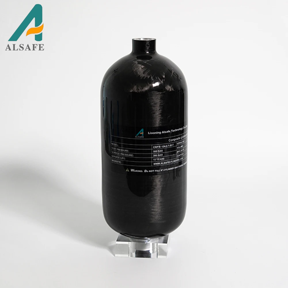 Alsafe High Pressure 2.7l Carbon Fiber Gas Cylinder - Buy Pcp Cylinder ...
