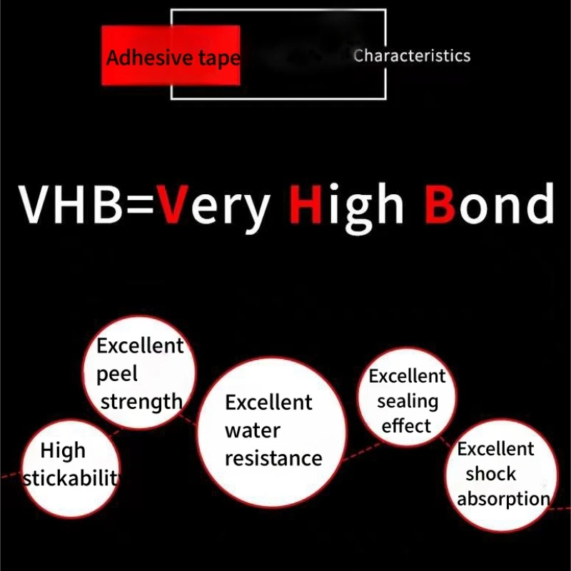 Genuine 3m5925/5952 Double-sided Tape Vhb Foam High Temperature ...