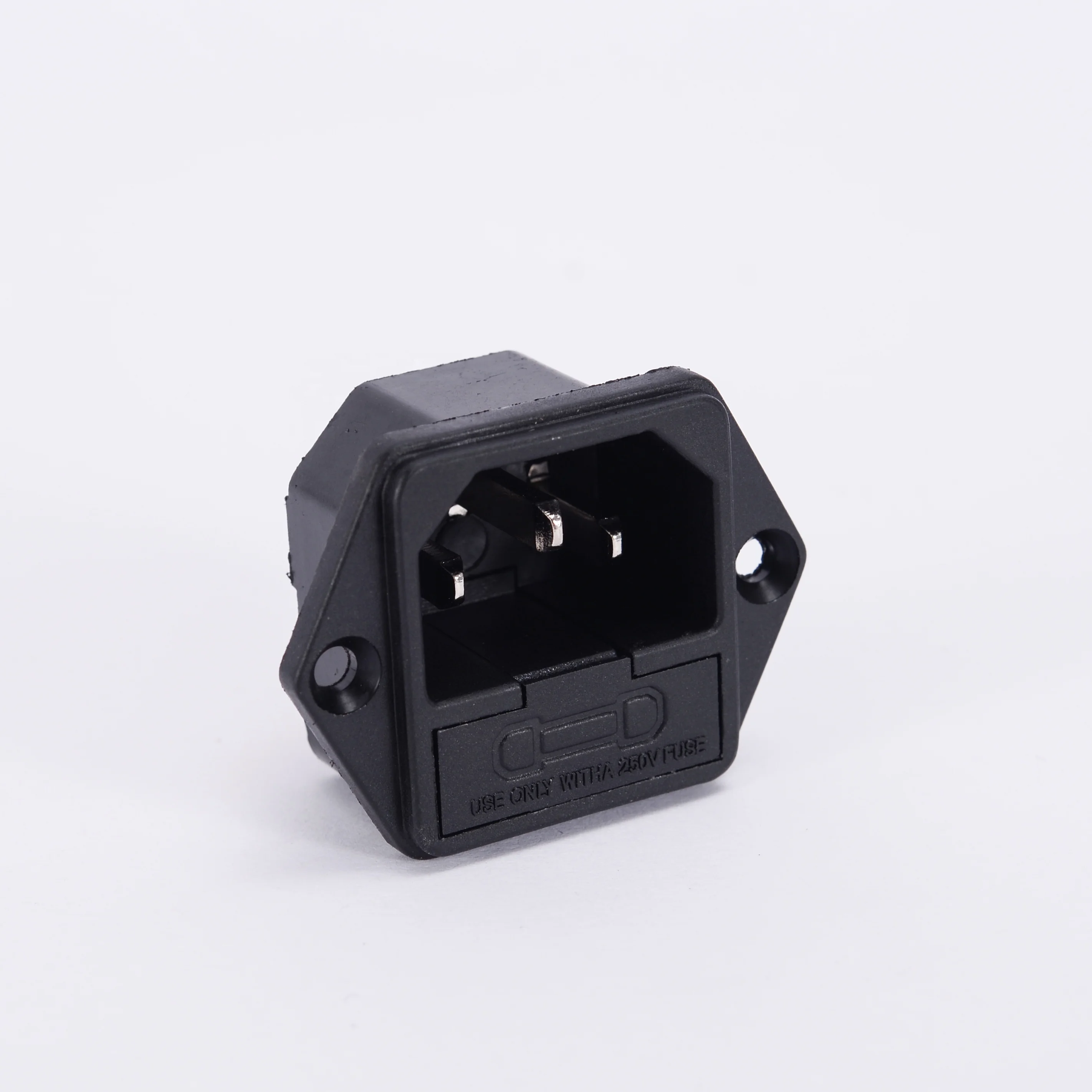 CNLEDA IPZ-104N 2-in-1 Copper Fittings Inlets Outlets Receptacles AC Power Socket With Rocker ...