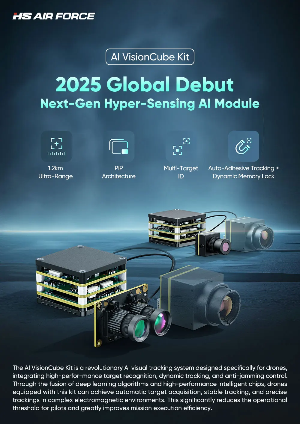 HS Airforce AI Visioncube DT - Precision Drone Tracking