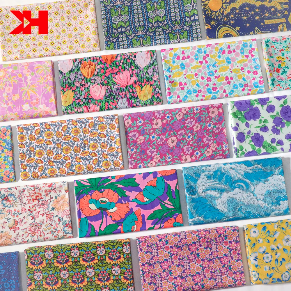 Kahn free sample 100% cotton tana lawn liberty London custom fabric ...