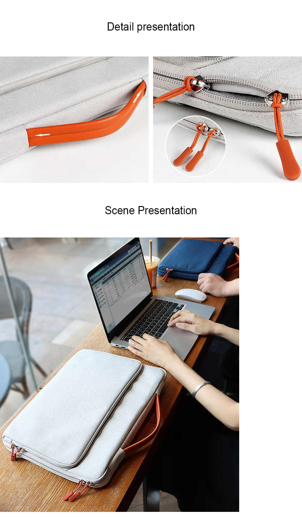 Waterproof Laptop Case - Lightweight Business Tote Bag