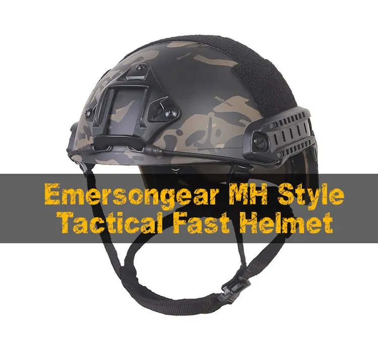 Emersongear Outdoor War Game Tactical Combat Camouflage Fast Helmet War ...
