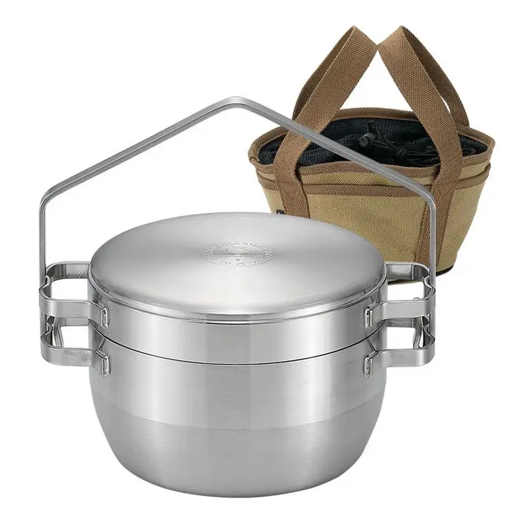 Outdoor Hanging Cookware Stainless Steel Dutch Pot Camping Stew Pot ...