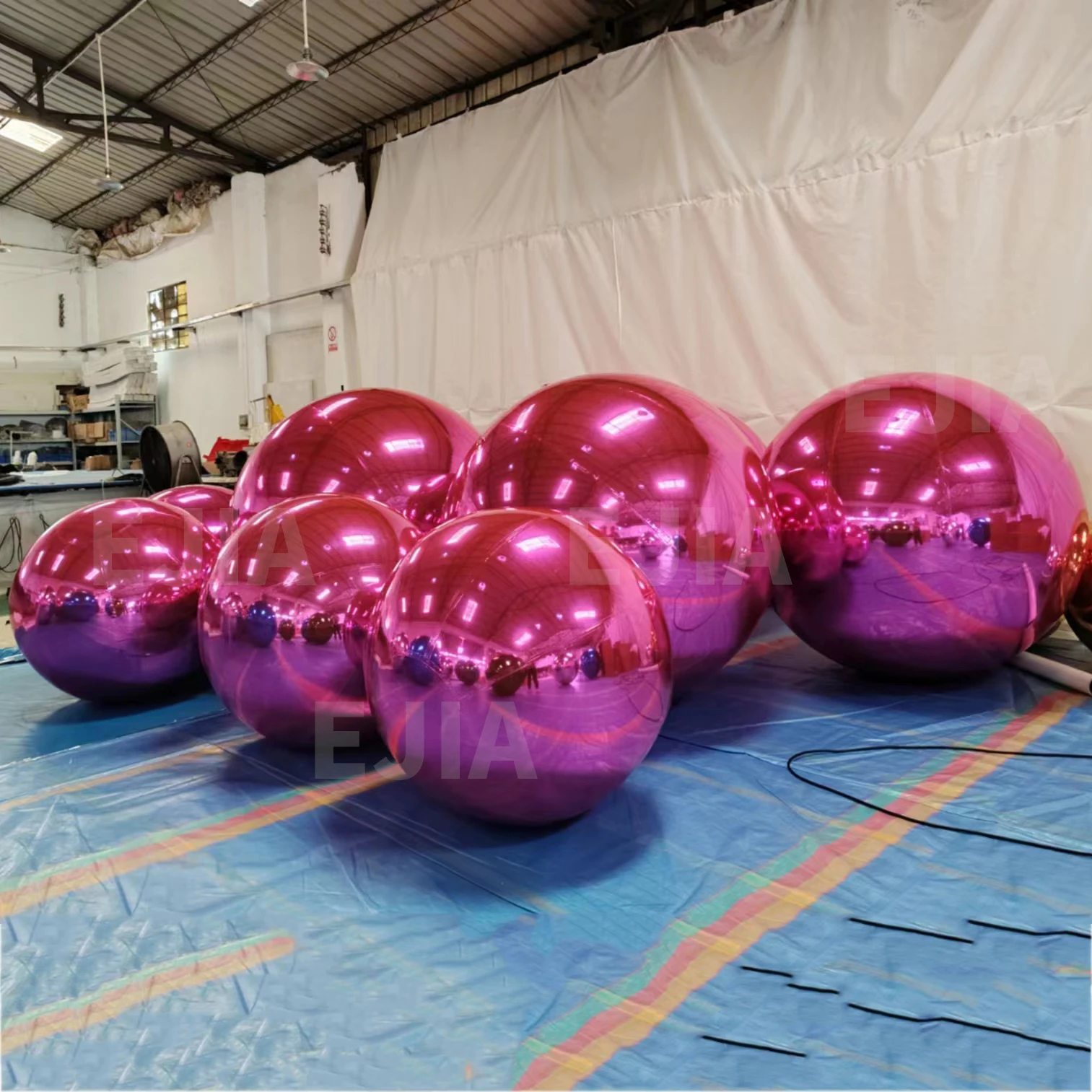 Large Balloon Pvc Shiny Inflatable Sphere Disco Ball Reflection ...