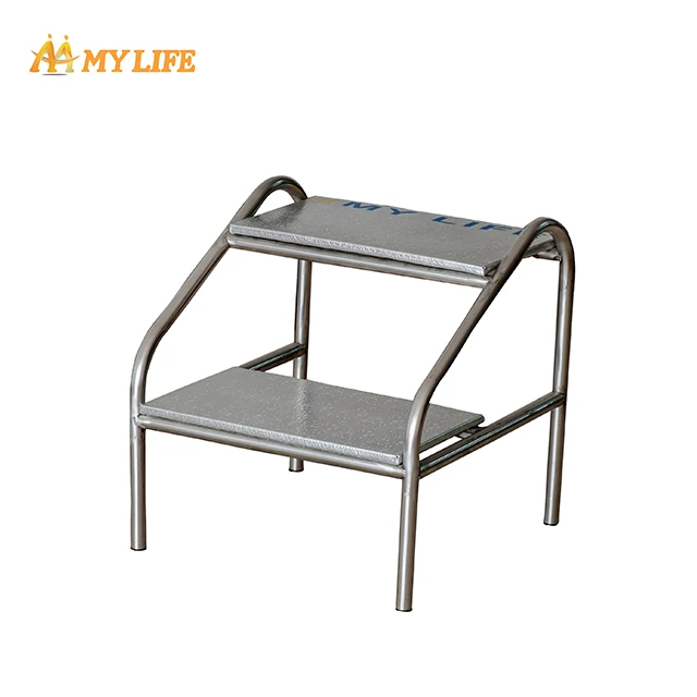 Medical Equipment Hospital Double Step Stool For Examination Bed - Buy ...