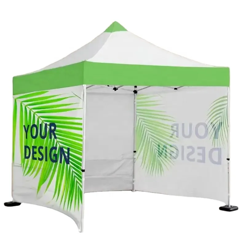 Customized Logo 10 X 10 Ft Aluminum Trade Show Tent With Sides Pop Up ...