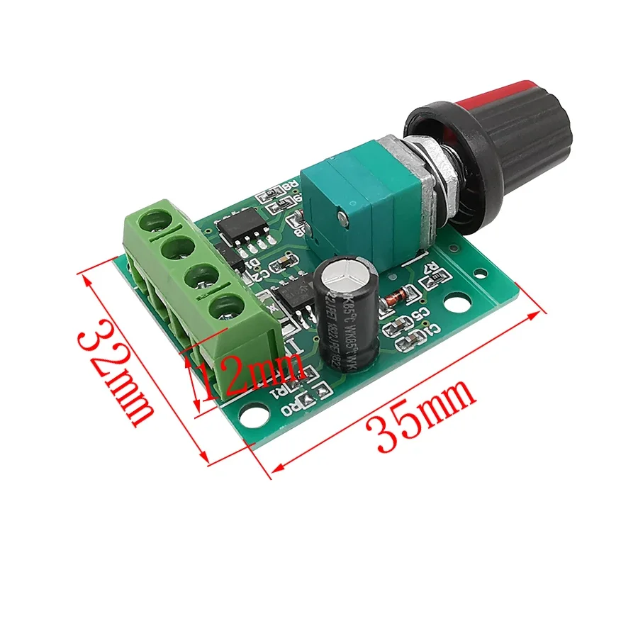 2a Pwm Dc Speed Controller Dc 1.8v 3v 5v 6v 12v 1803bk Dc Motor Speed ...