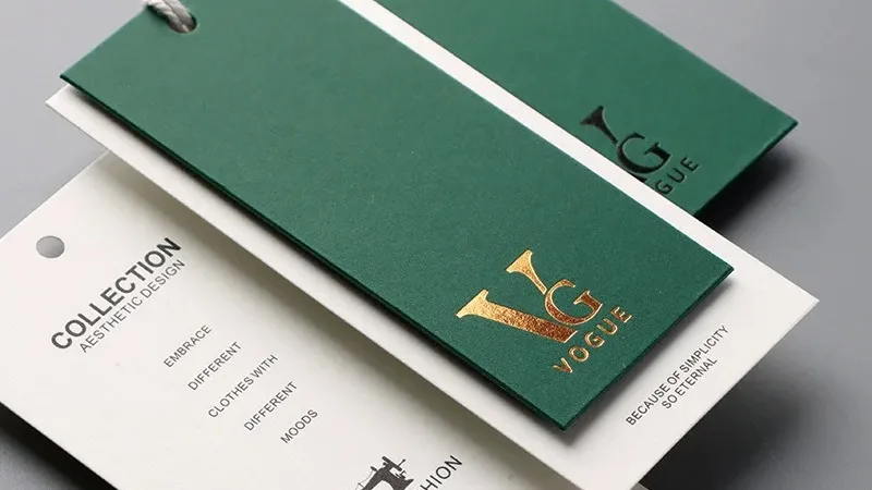 Custom Printing Brand Name Logo Clothing Hang Tags Hollow Out Swing Tag ...