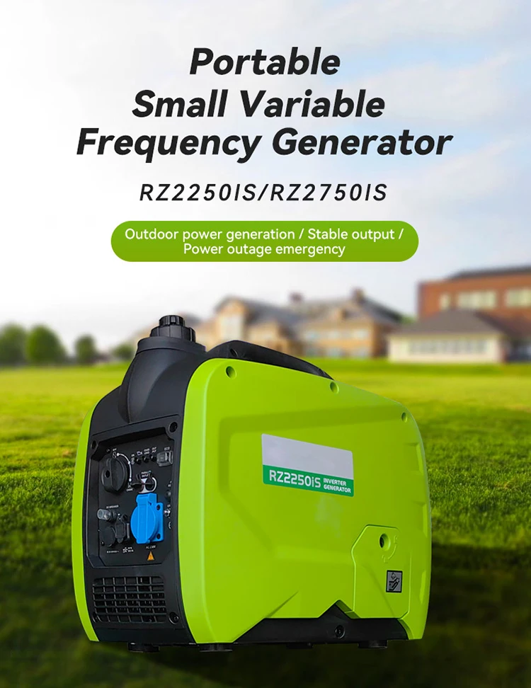 Silent Type Inverter Generator Portable Gasoline Generator 2250w 2750w ...