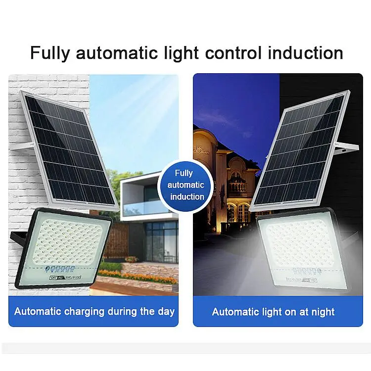 Smart Remote Rechargeable Solar Flood Lights - 50w to 300w