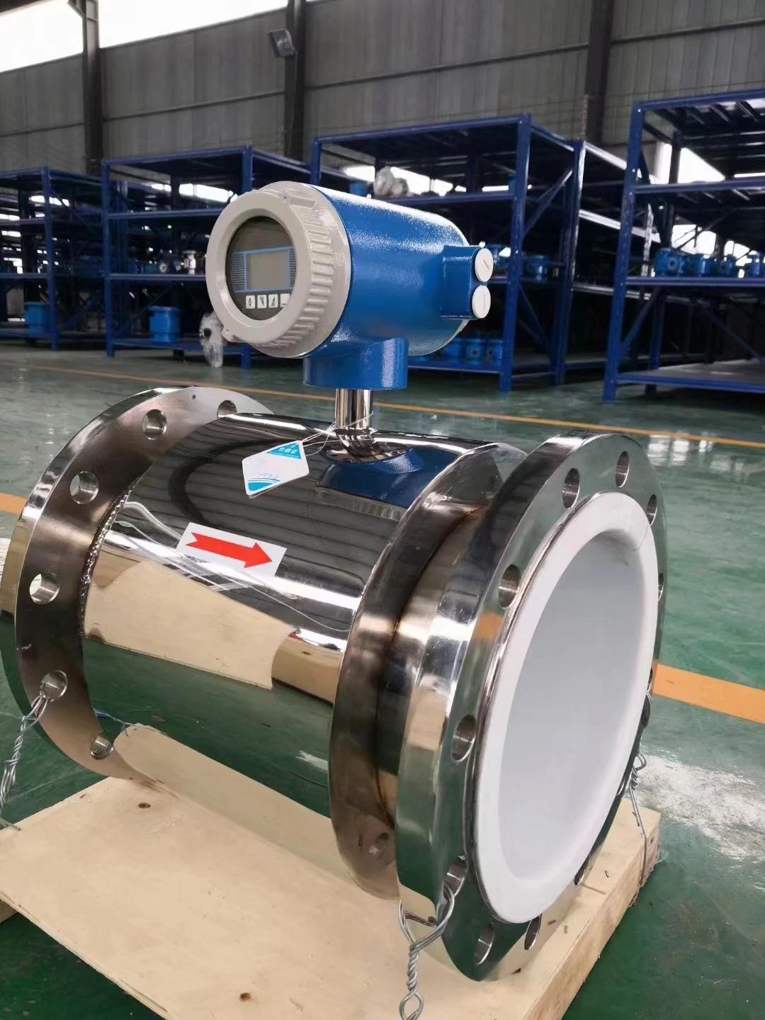 Dual Power Input Electromagnetic Flowmeter Gprs Function Water Flow ...