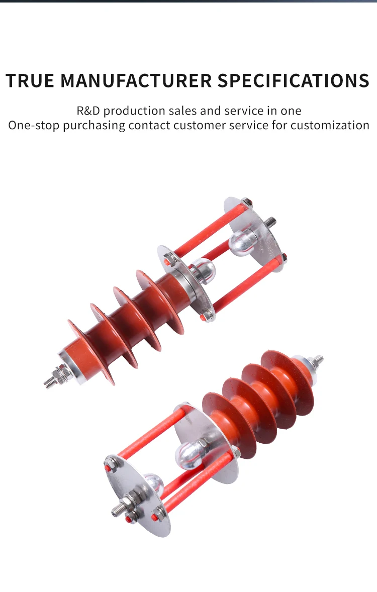 Electrical Thunder Medium Voltage Polymer 10kv Surge Arrestors - Buy ...