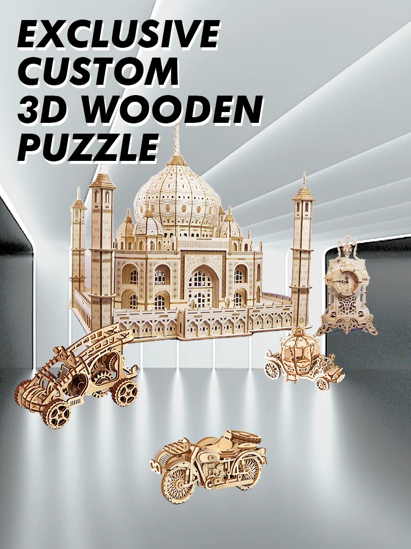 Custom Puzzle Manufacturers Diy Difficult 3d Wooden Puzzle Toy ...