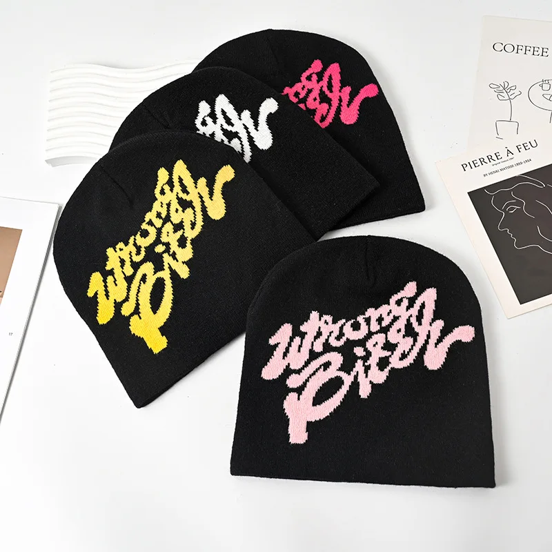 Hk34 Custom Beanie Puff Print High Quality Veracap Unisex Acrylic ...