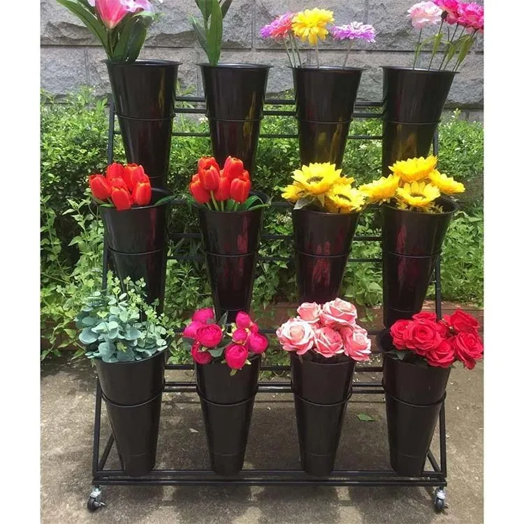Customized Flower Display Racks - Heavy Duty & Stylish