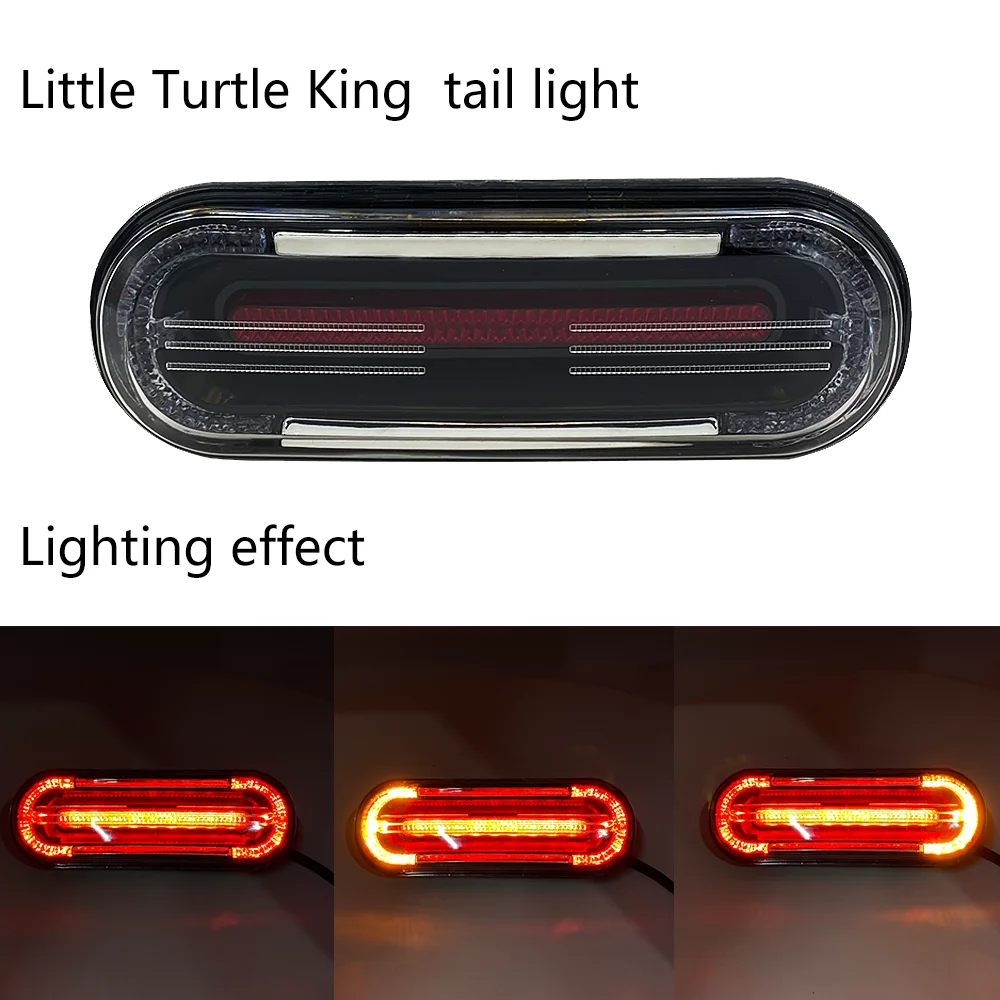 Motorcycle Tail Light System Conversion Kit Universal 12v Illuminated ...