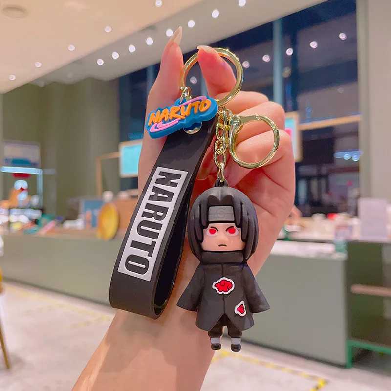 Factory Japanese Anime Narutos Sasuke 3d Cute Doll Accessories Rubber ...