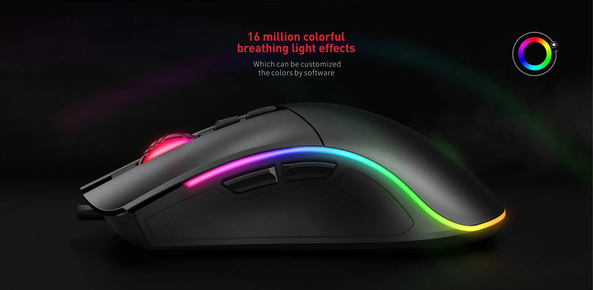 MS1001S Havit OEM Gaming Mouse RGB - Ergonomic & Programmable