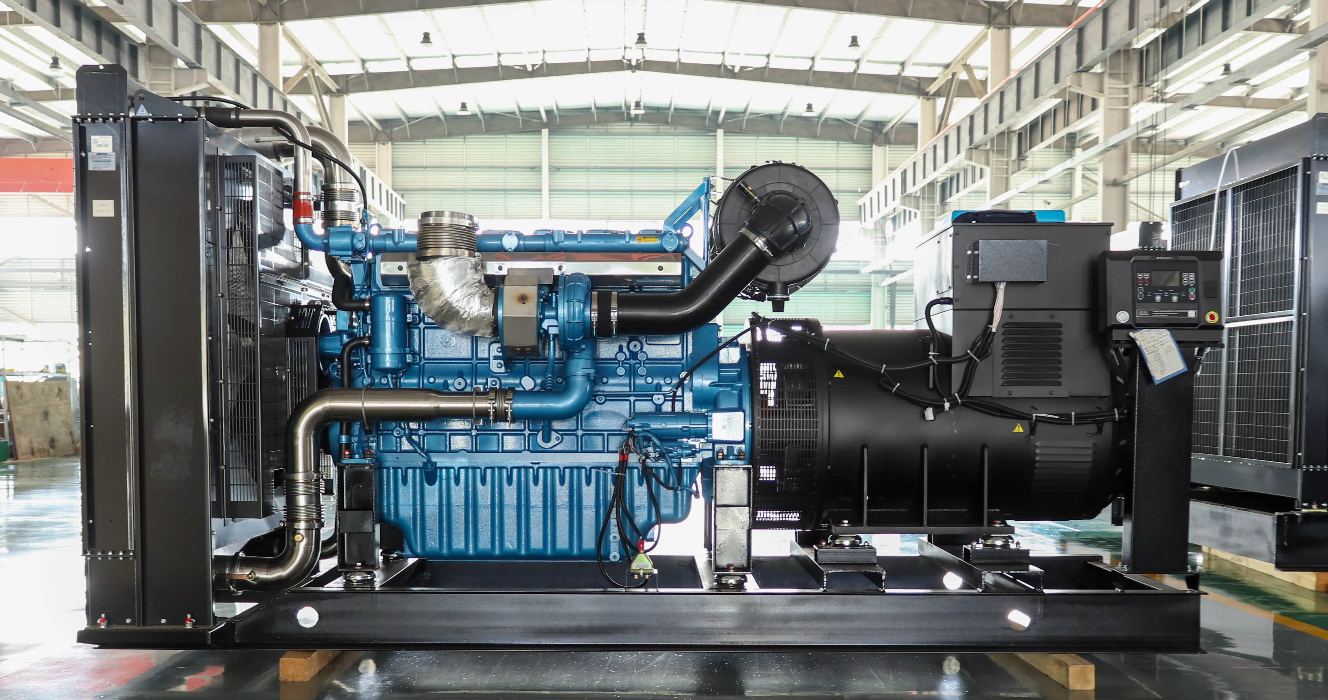 Industrial 500KVA Weichai Diesel Genset 400KW Heavy Duty Open Type 380V ...