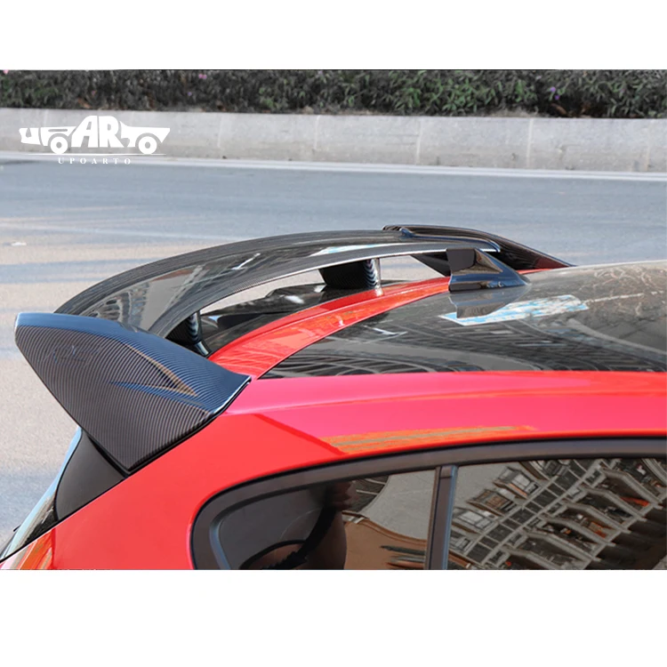Rear Automotive Spoilers Abs Plastic Carbon Fiber Rs Style Rear Wing ...