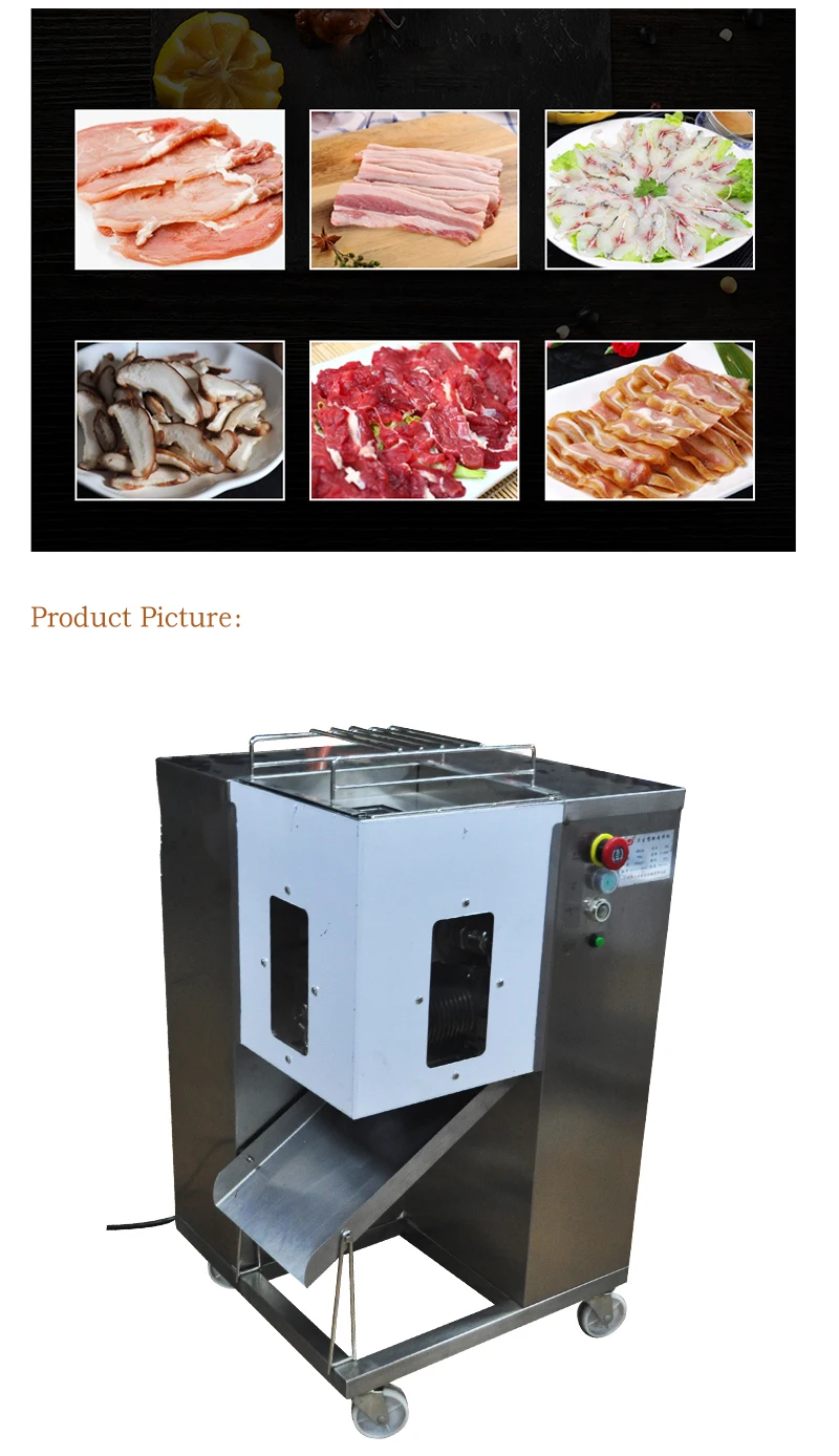 3-35mm Thickness Fresh Meat Shredder Cube Dicing Machine Fresh Chicken ...
