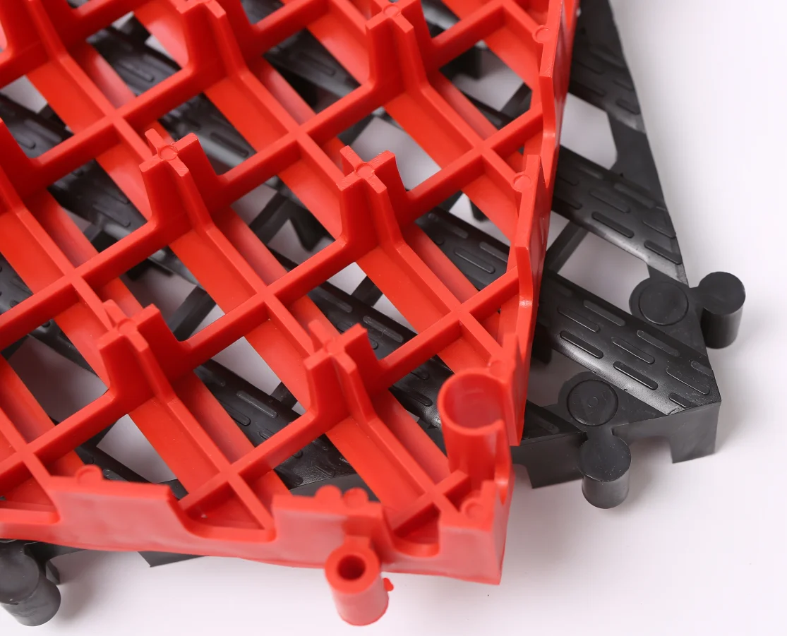 Interlock PVC Garage Flooring Tiles - Durable & Anti-slip