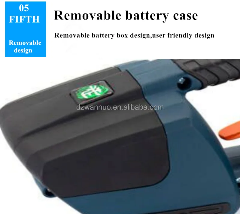 Automatic Battery Powered Strapping Tool 12v For Plastic Pe Pet ...