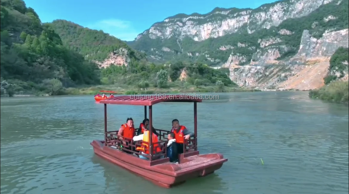 Chinese Classic Water Park Boat Water Electric Rowing Boat| Alibaba.com