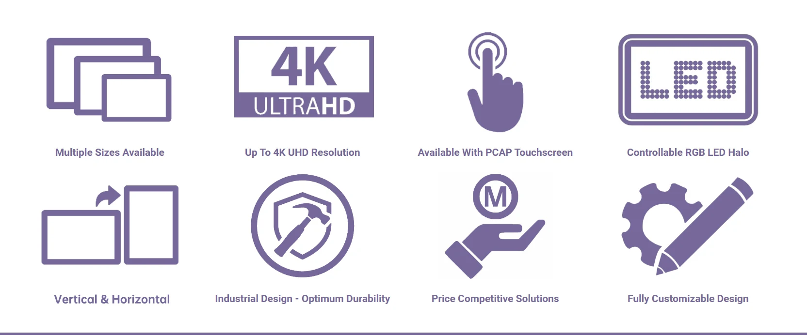 32 43 Inch 4k Fhd Touchscreen Monitor Kiosk J C Curved Gaming Screen ...