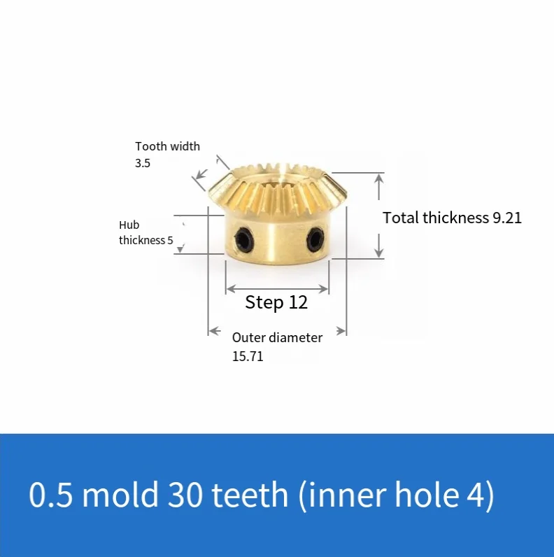 90 Degree Bevel Gear - Precision Brass Gears for All Needs