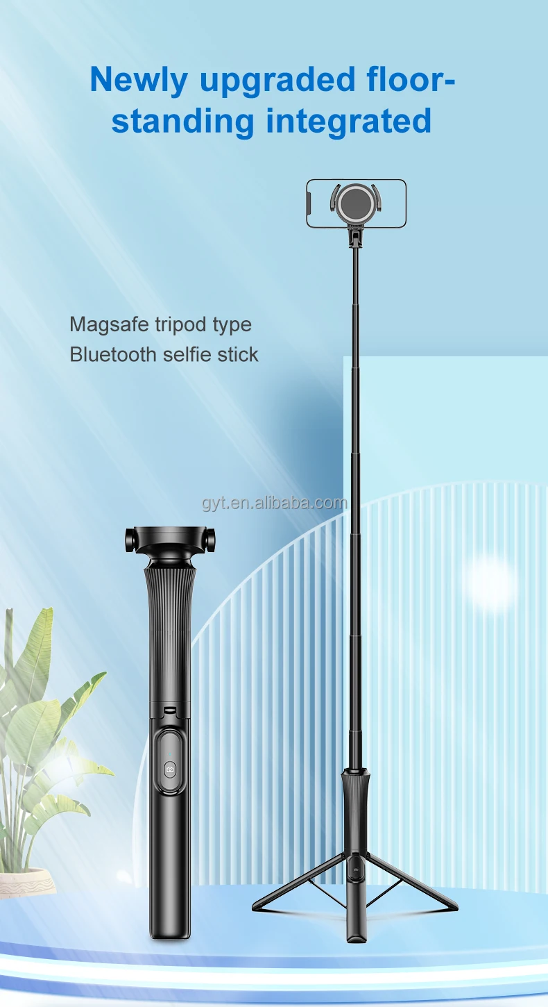 Versatile Magsafe Selfie Stick With Sturdy Clamp And Extendable Shaft ... Versatile Magsafe Selfie Stick With Sturdy Clamp And Extendable Shaft ...