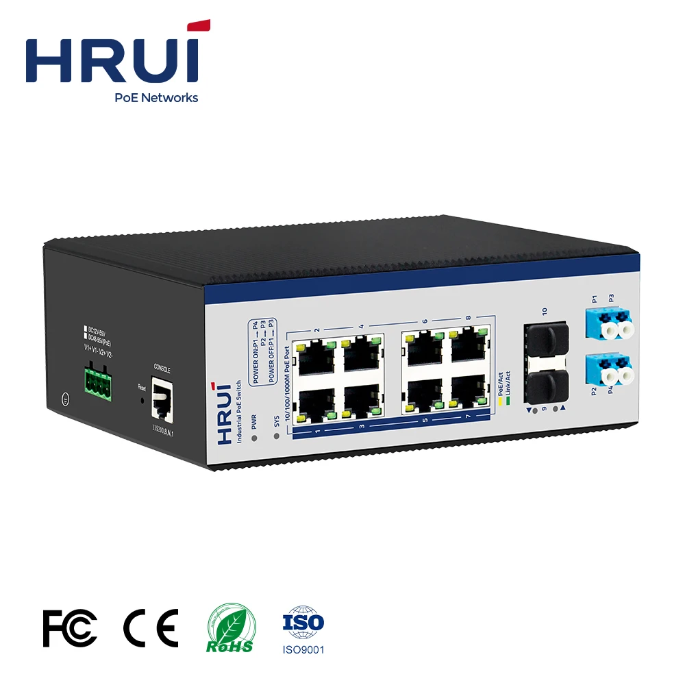 Factory Oem 8 Ports Switch Optical Bypass Industrial 8 Port Poe Switch ...